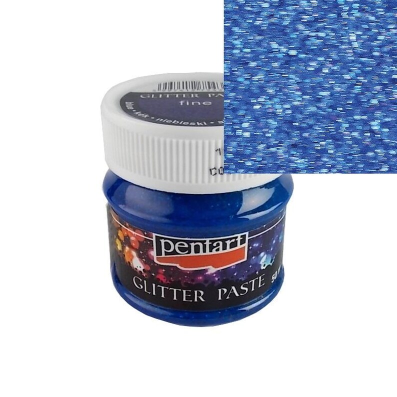 Pentart Glitter Paste for 3d Patterns, Stencils, Scrapbooking ...