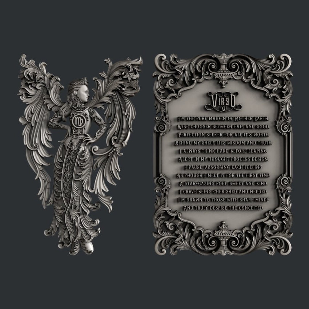 The Virgo Zodiac Sign Mould, Zuri Designs Silicone Mold for DIY ...