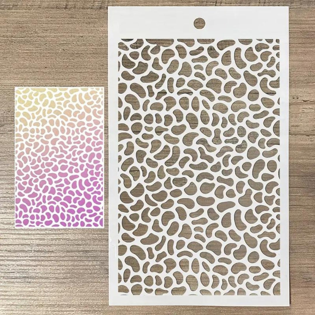 Pebble Path Bead Stencil for DIY Crafts Mixed Media - Etsy
