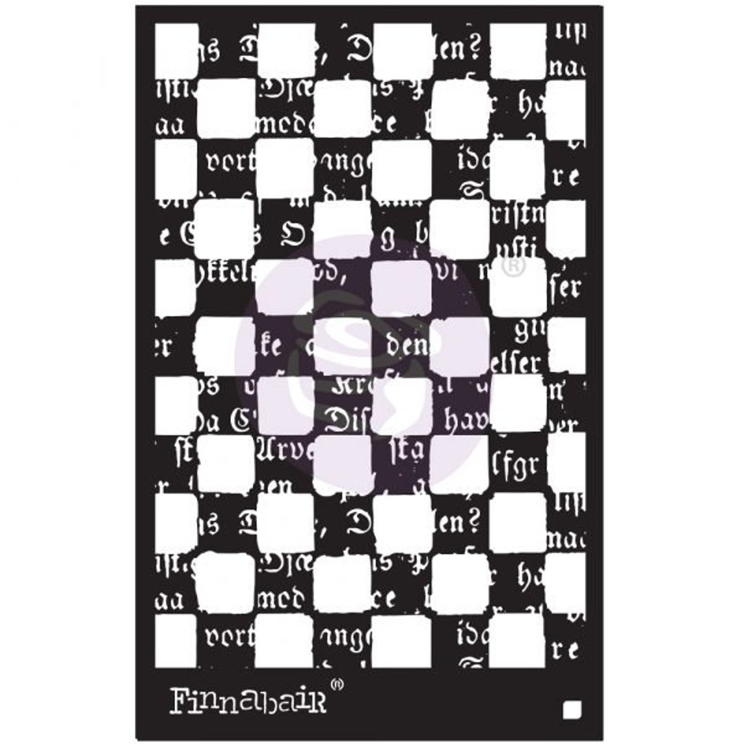 Mind Games Stencil Redesign With Prima Finnabair - Etsy