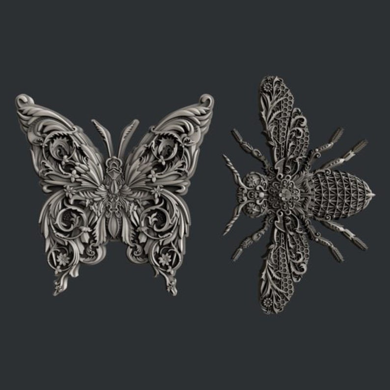 Wings of Beauty Butterfly Mould Bee Mould Silicone Mould Zuri - Etsy