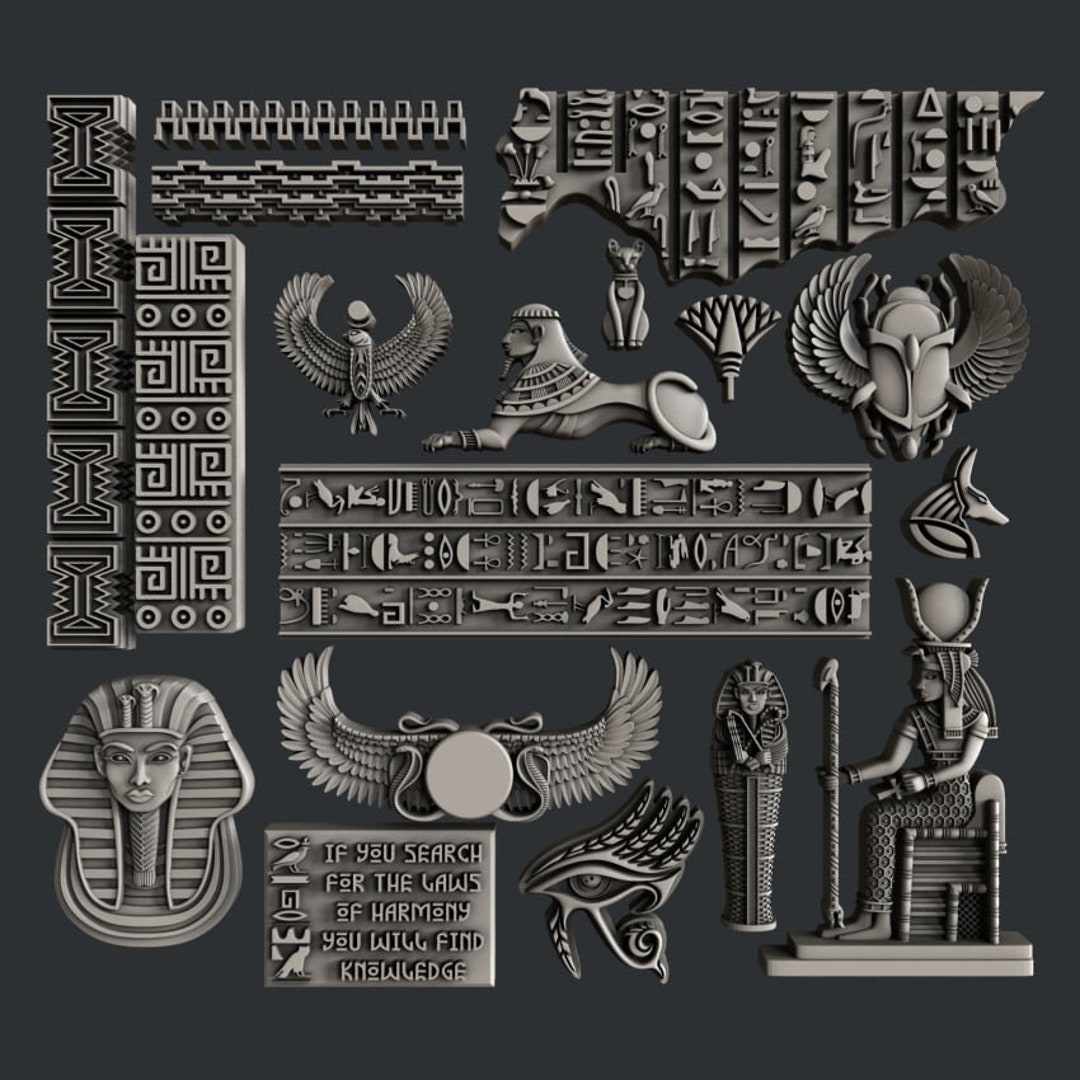Ancient Egypt Mold Silicone Mould Zuri Mold 3D Mold Egyptian God Mold ...