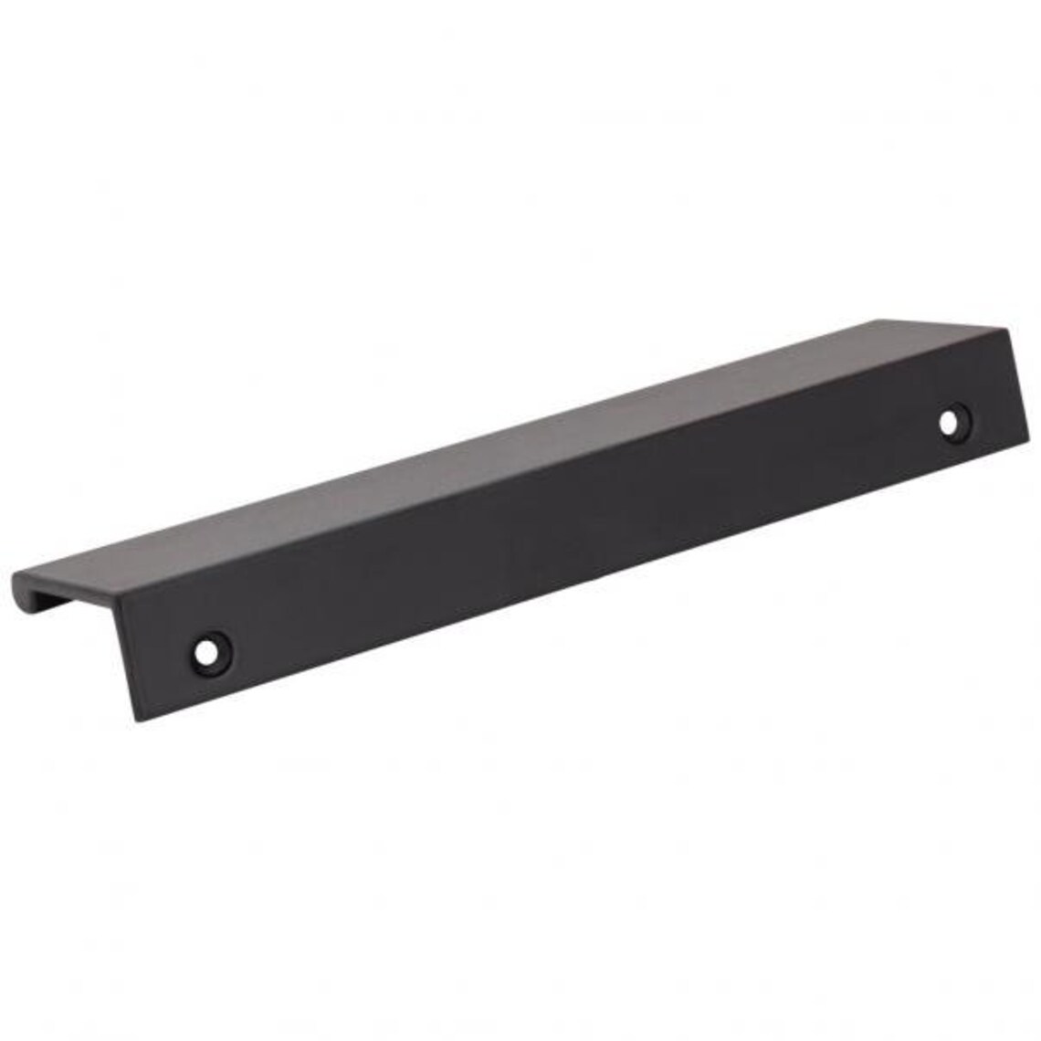 Matte Black Edgefield Cabinet Pull Tab, Long Edge Pull for Modern ...