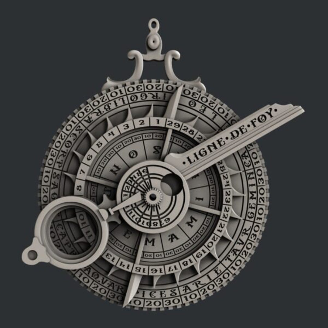 The Astrolabe Zuri Silicone Mould, Steampunk 3D Mold, for Mixed Media ...
