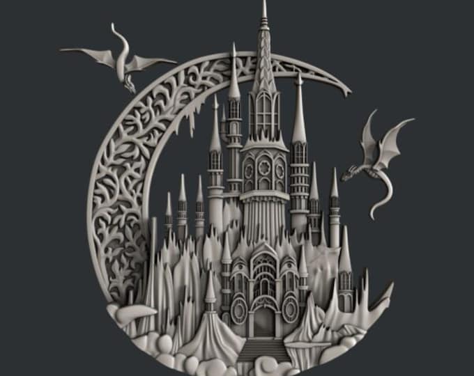 Enchanted Castle Mold 3D Mold Silicone Mold Zuri Designs Mold ...