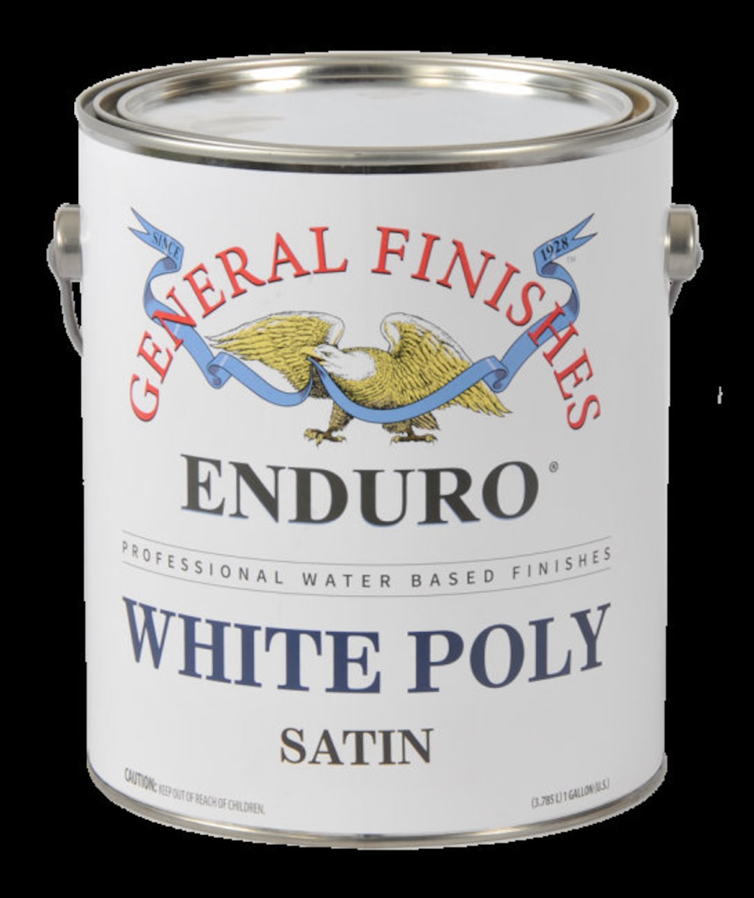 General Finishes Enduro Pigmented White Poly Satin, White Poly Flat ...