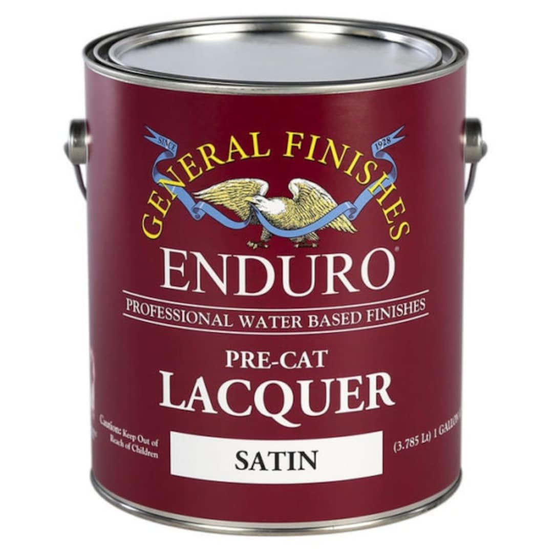 General Finishes Enduro Pre-cat Satin, Pre-cat Flat, Pre-cat Semi-gloss ...