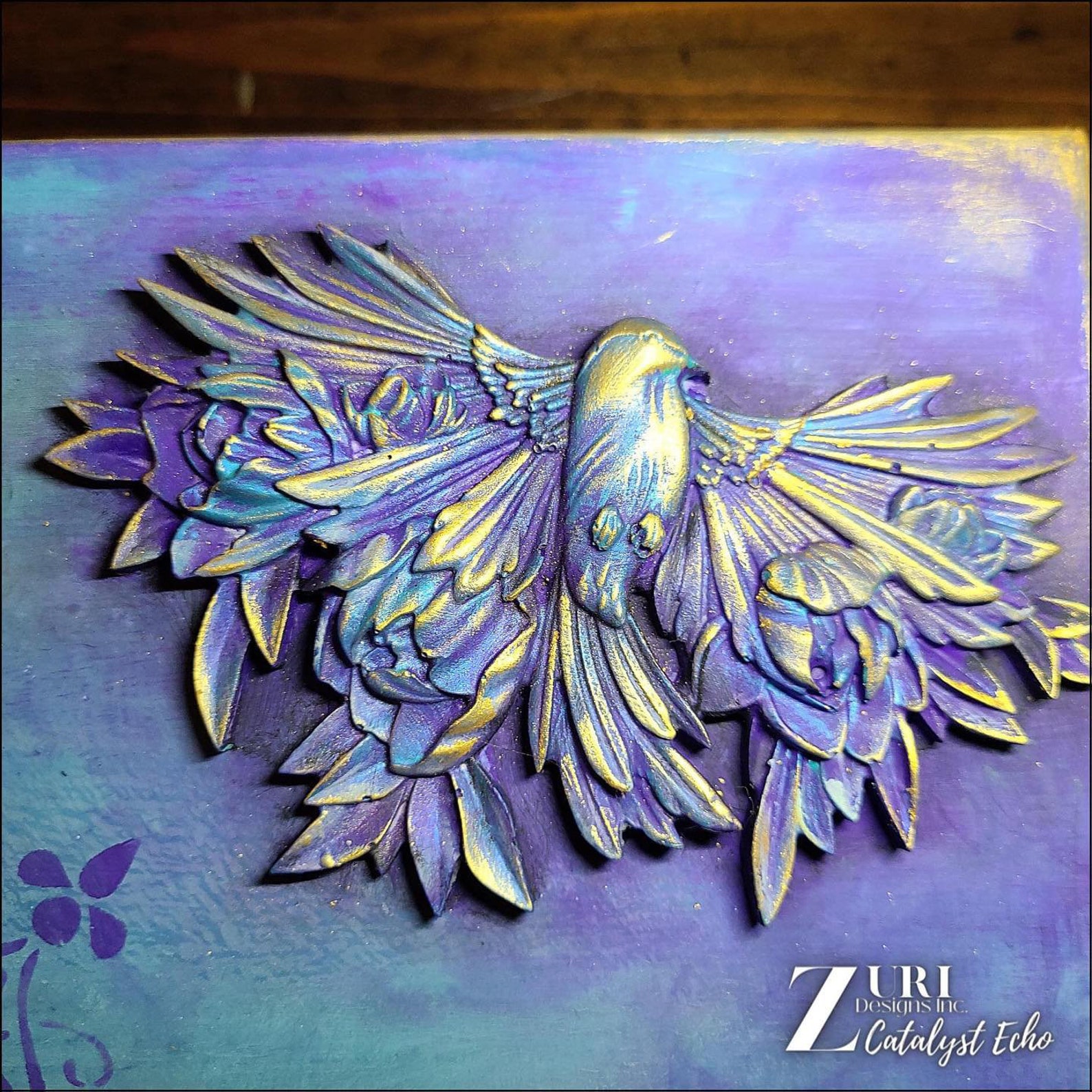 Blossoming Wings Mold Zuri Mold Silicone Mould Zuri Mold 3D Mold Clay ...