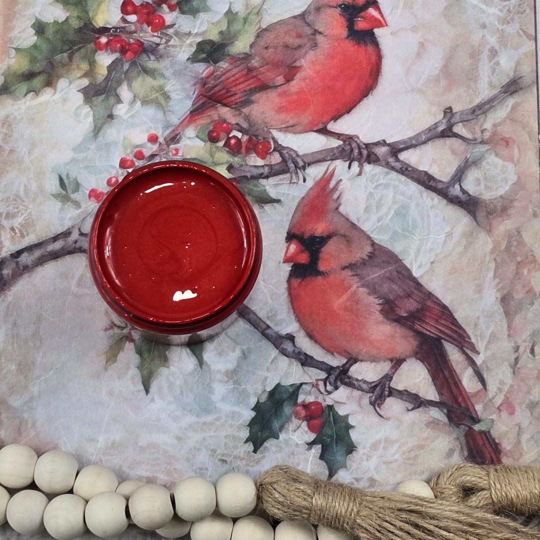 Cardinal Red Paint Couture Lux Metallics Paint, Furniture Paint, DIY ...