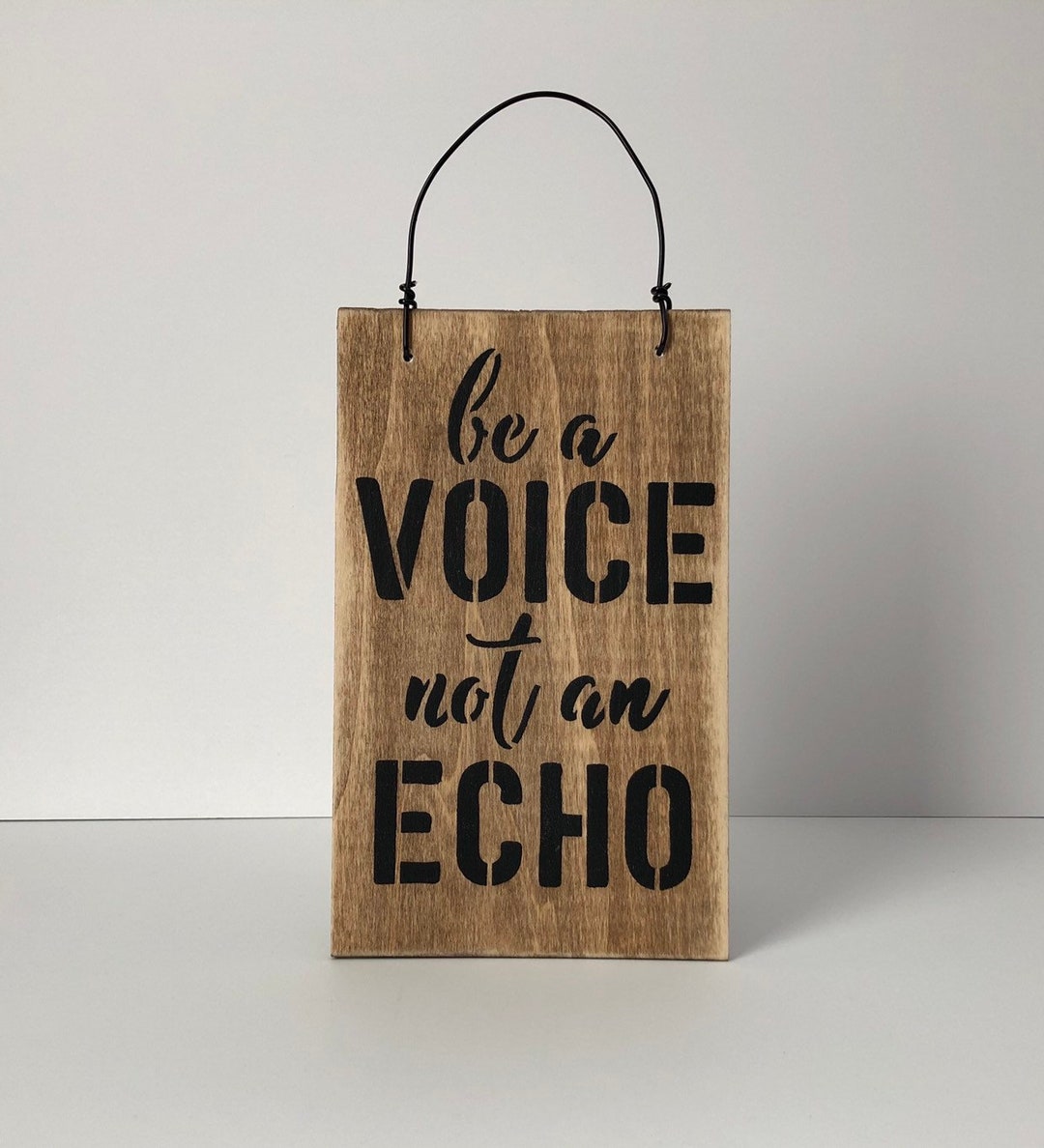 Rustic Inspirational Quote Sign - Etsy