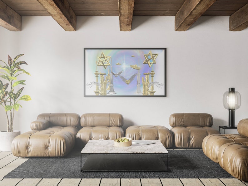 Mandala Art Print, Symmetrical Wall Art, Geometric Print, Sacred ...
