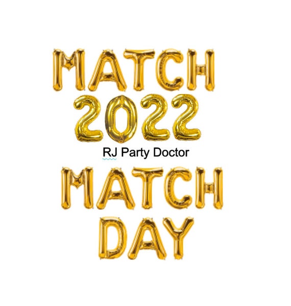 Match Day Party Decorations Matching Residency 2022 Party - Etsy