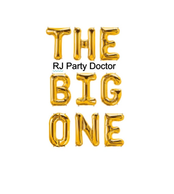 The Big One Balloon Banner the Big One Banner First Birthday - Etsy