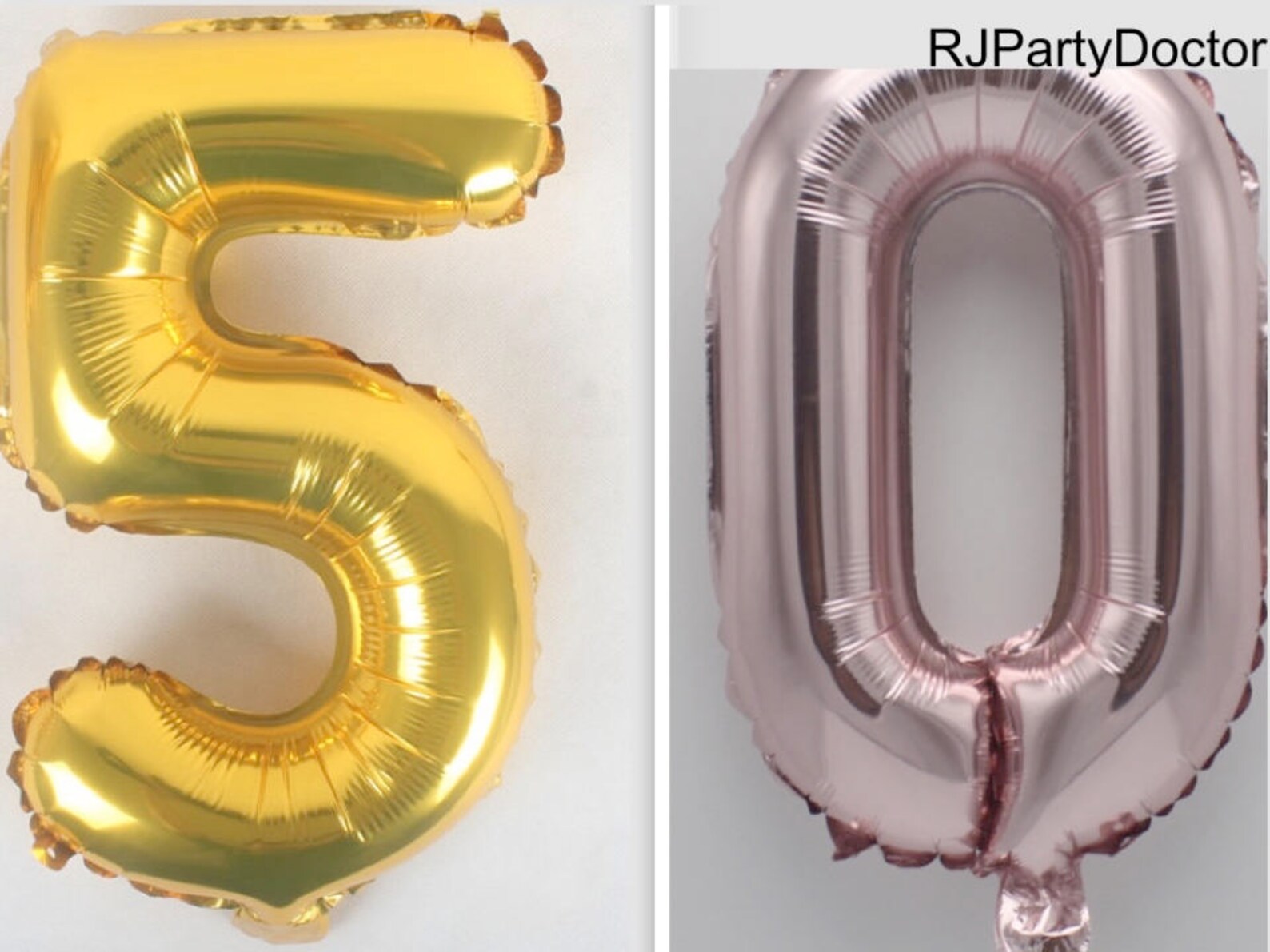 40 Inch Rose Gold Silver Gold Jumbo Number Birthday | Etsy