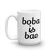 Boba is Bae Coffee Mug / Boba Tea Coffee Mug / Bubble Tea Coffee Mug ...