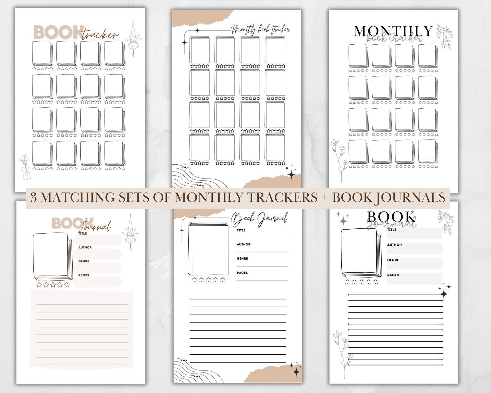 Book Tracker Printable, Printable Planner Insert Reading Log, Printable ...