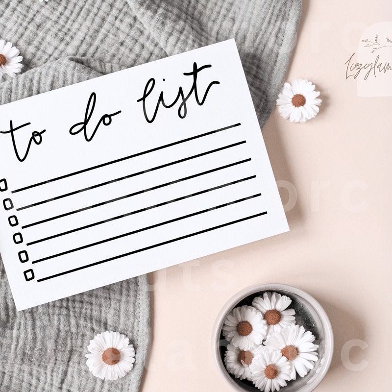 To Do List Svg - Etsy