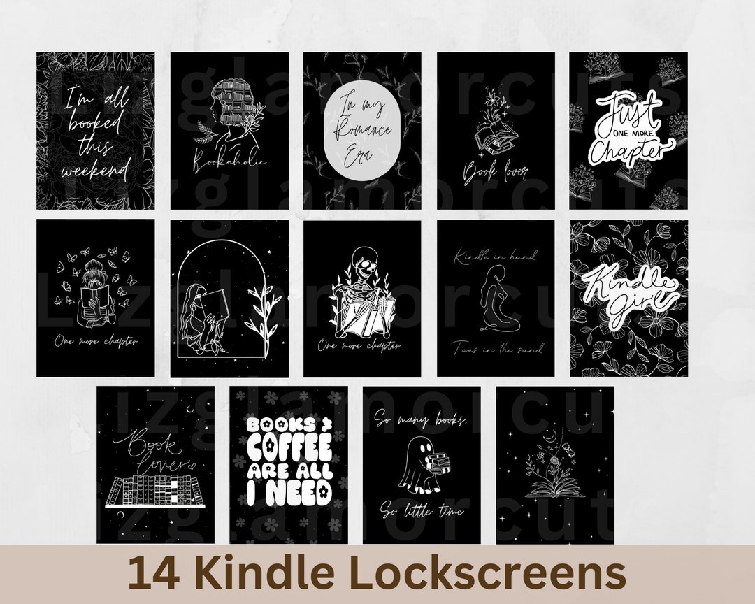Kindle Lock Screen Wallpaper: 14 Girlie Epub Designs (digital Download ...