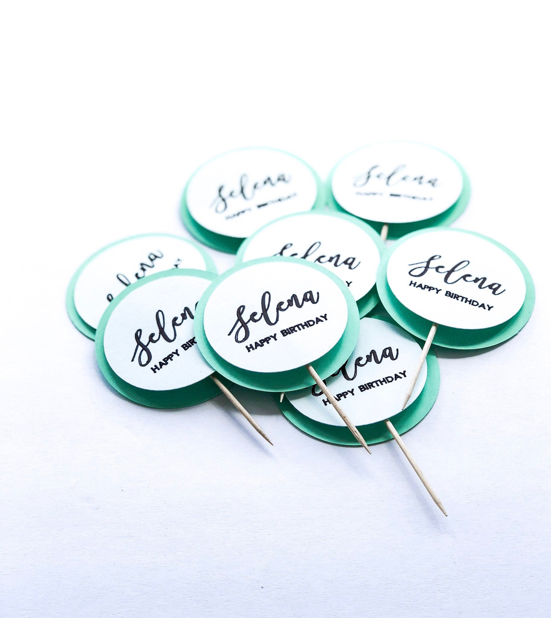 Custom Cupcake Toppers and Personalized Logo Cupcake Toppers - Etsy