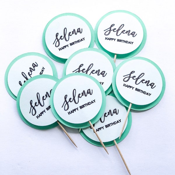 Logo Cupcake Toppers - Etsy