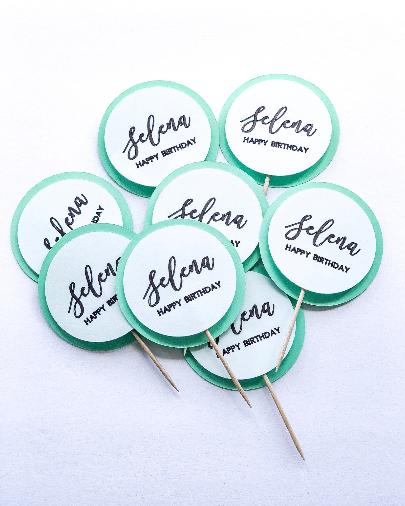 Custom Cupcake Toppers and Personalized Logo Cupcake Toppers - Etsy