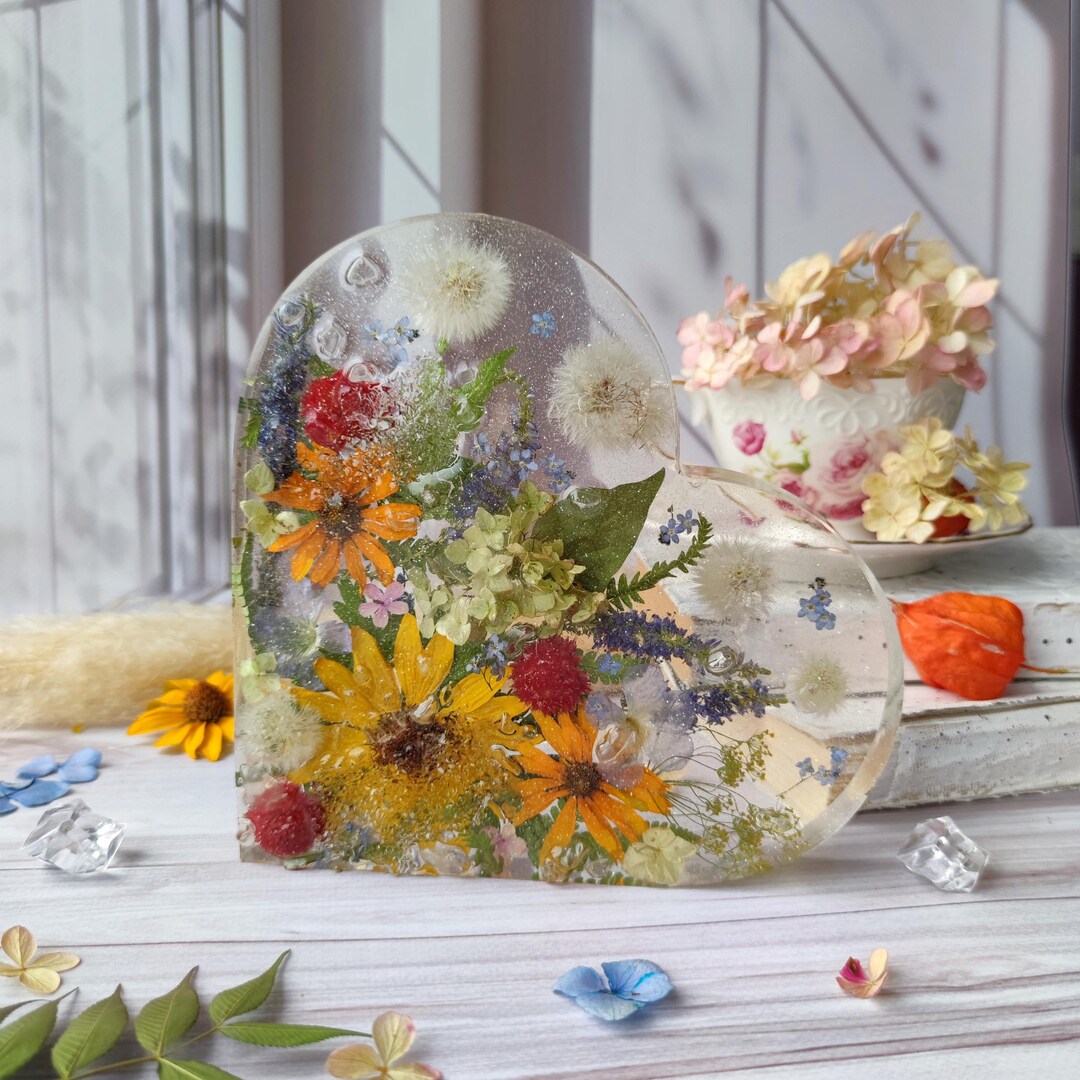 Bookends Flower Boho Decor Book Lover Gift, Book Shelf Floral Apartment ...