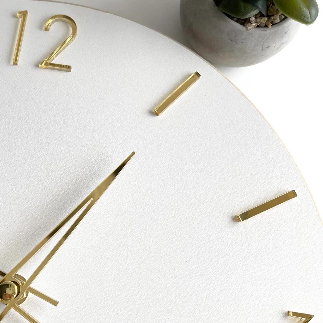 Clock Face Making DIY Slim Mirror Acrylic Clock Markers 12pcs Custom ...