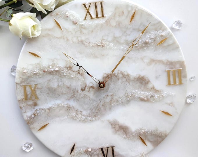 12 Deluxe Acrylic Clock Hour Markers With Double Sided Tape on Back for ...