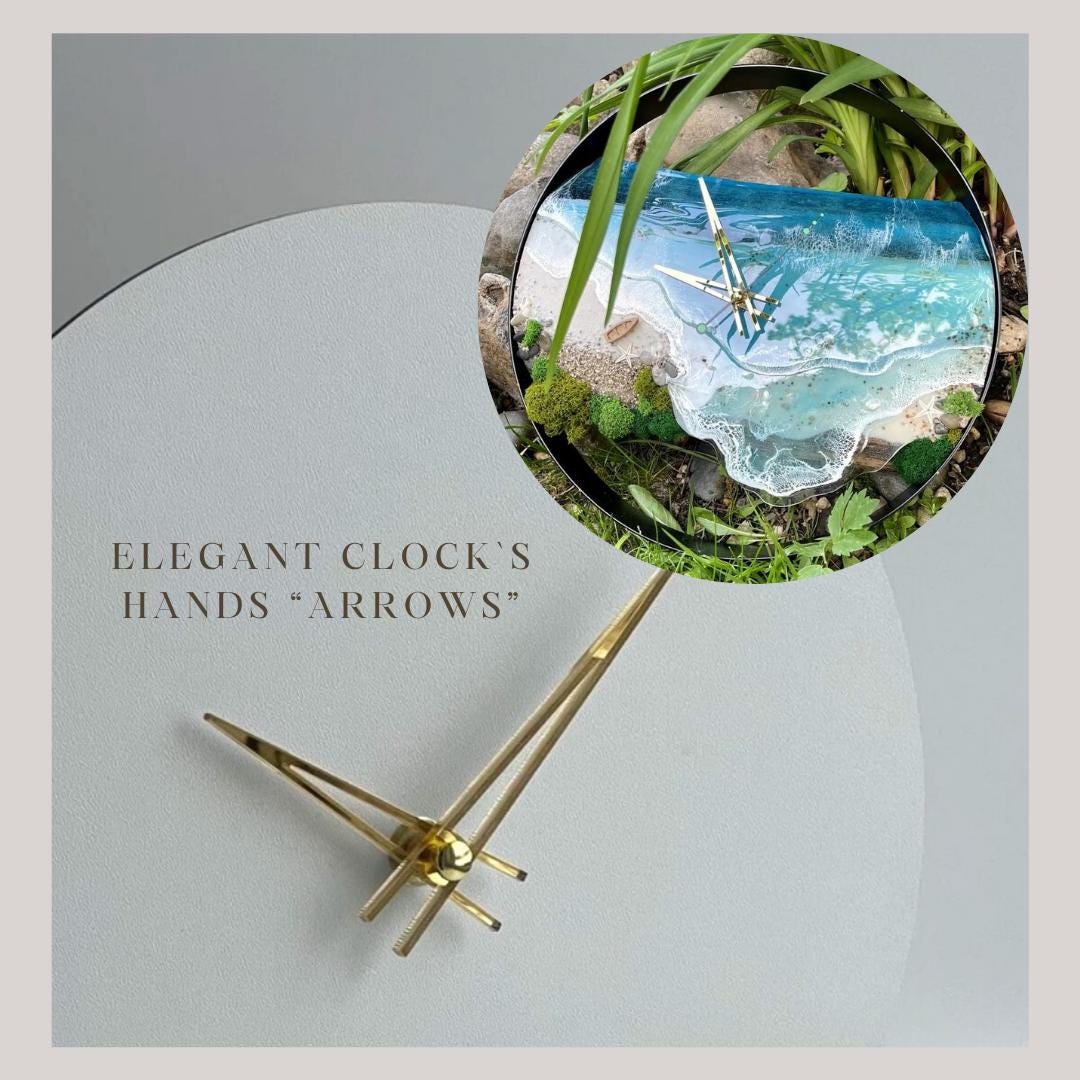 Acrylic Clocks Hands Laser Cut Parts for Wall Clocks DIY Mirror Clock ...