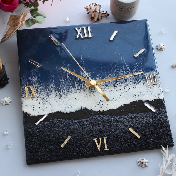 Blue Resin Wall Art - Etsy