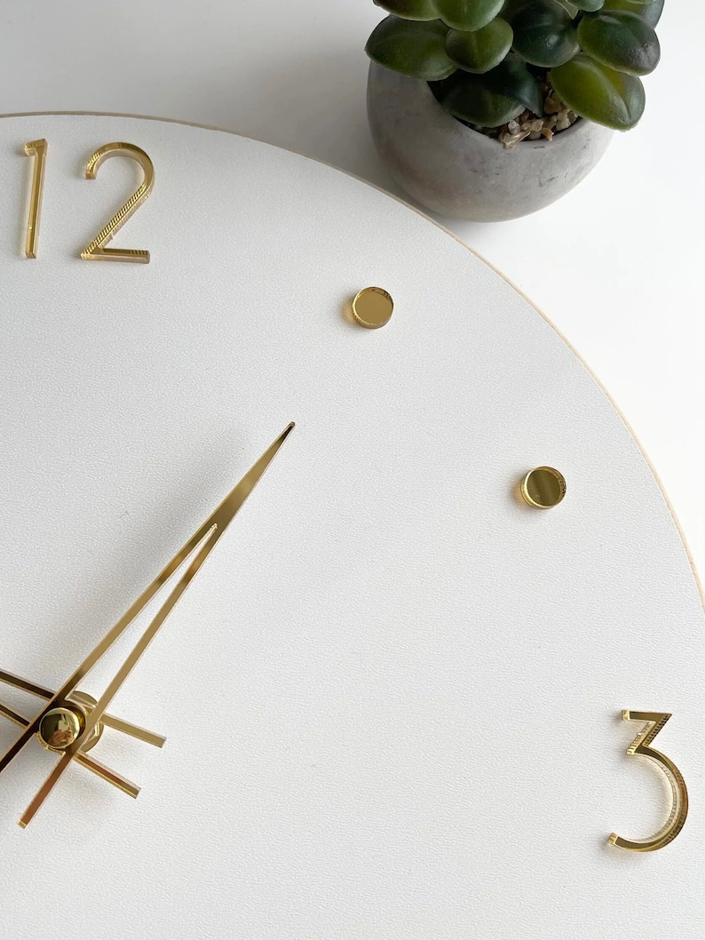 12pcs Acrylic Laser Cut Clock Parts for Wall Clock DIY Acrylic Clock ...