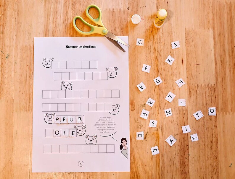 Little Bears and Emotions: Digital Activity Book for 3-6 Year Olds - Etsy