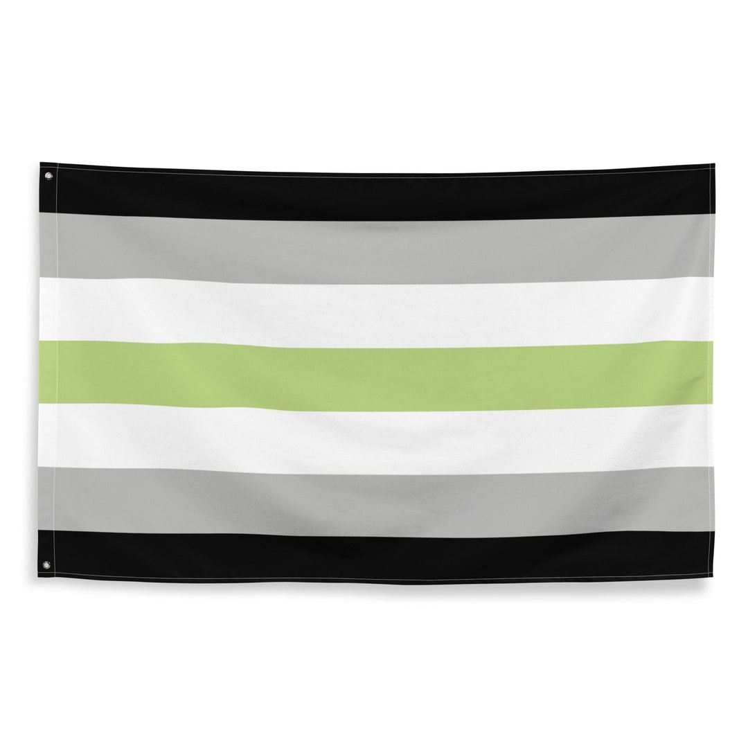 Agender Flag LGBTQ Queer CSD Pride - Printed on One Side - Dimensions ...