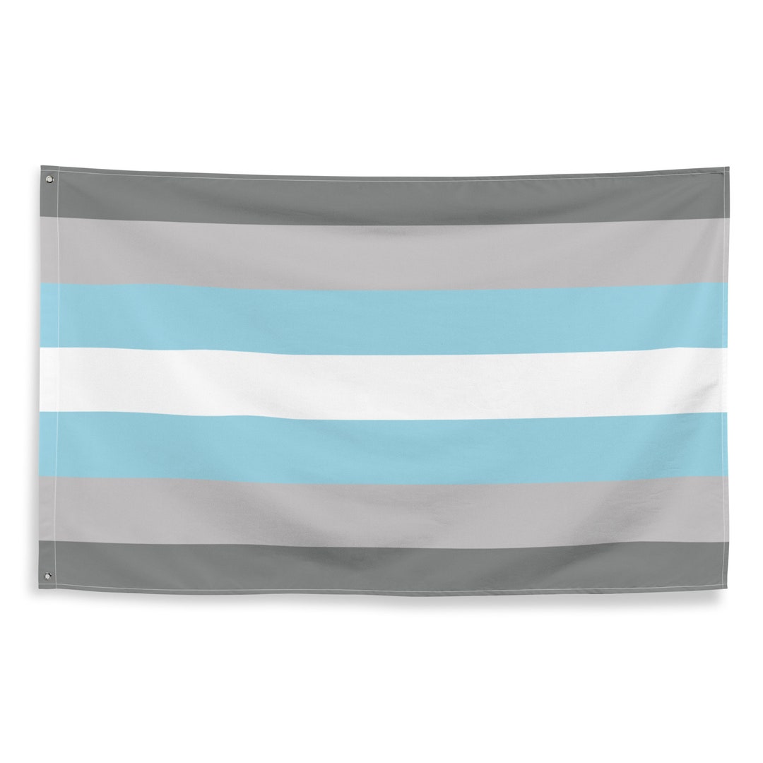 Demiboy Flag LGBTQ Queer CSD Pride Printed on One Side Dimensions: 150 ...