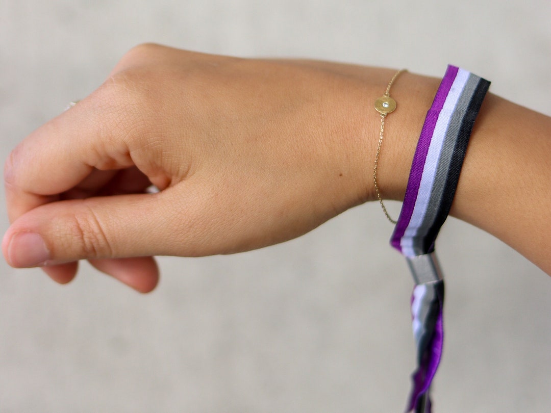 Asexual Flag Bracelet LGBTQ Pride CSD - Etsy