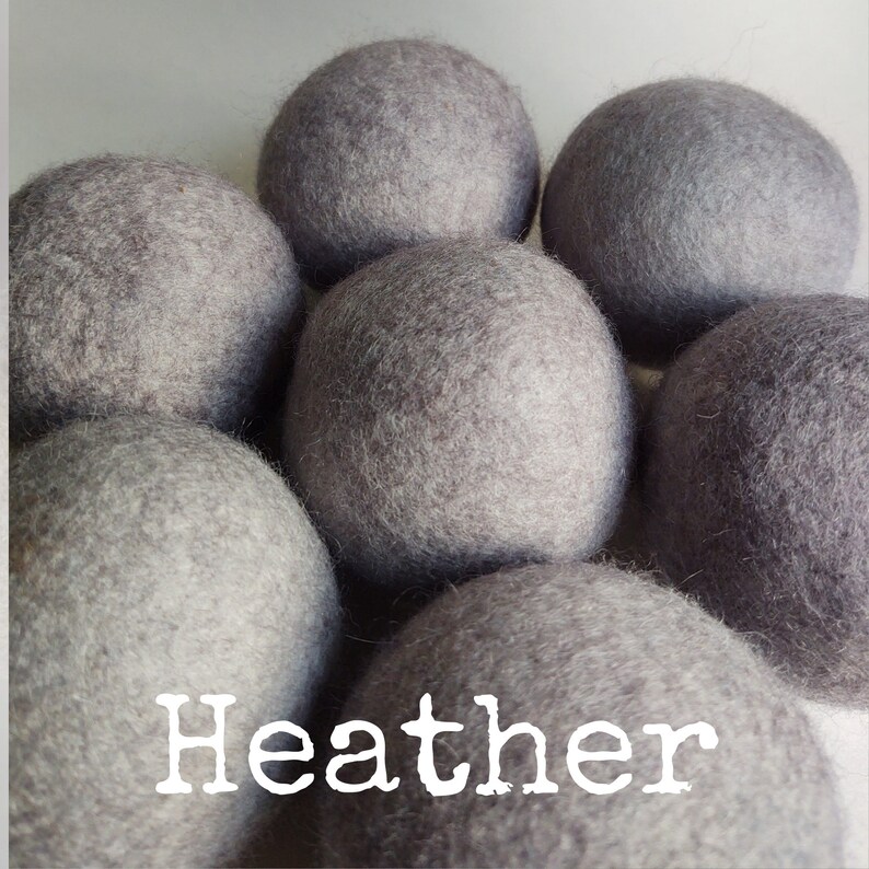 Wool Dryer Balls. Earth Tones. Set of 3-natural Undyed & - Etsy