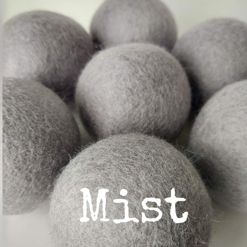 Wool Dryer Balls. Earth Tones. Set of 3-natural Undyed & - Etsy