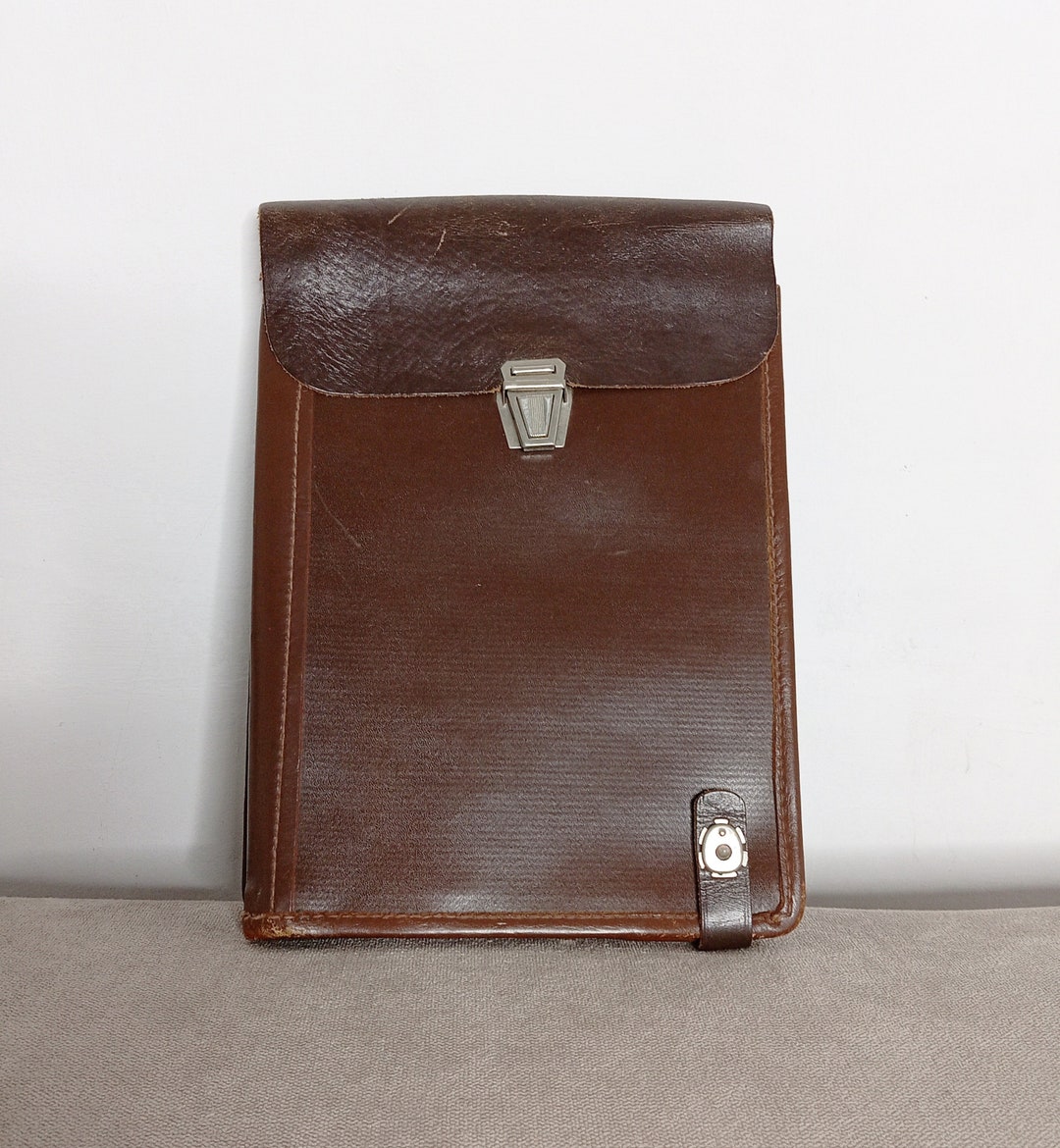 Soviet Army Officer Bag, Messenger Bag, Genuine Leather Map Bag ...