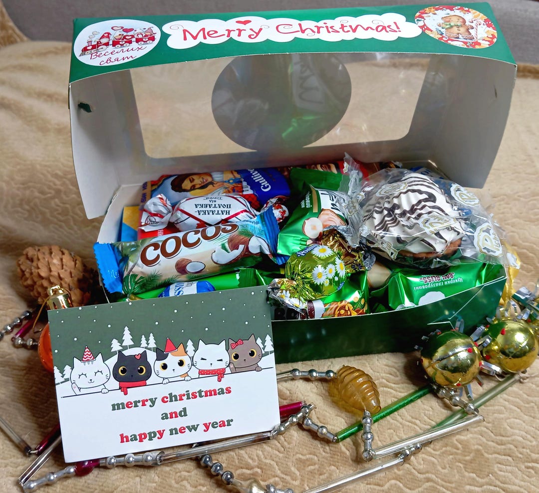 Ukrainian Christmas Gifts, Box Snacks and Sweets, Slavic Sweets ...