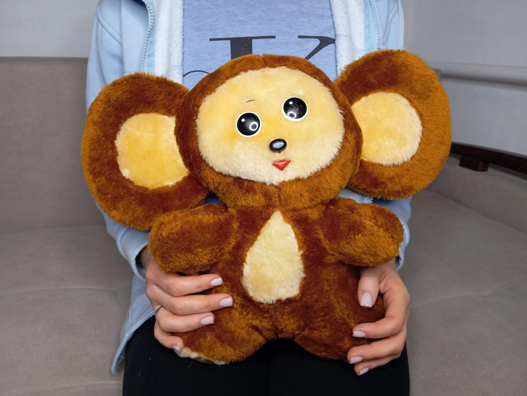 Cheburashka, Vintage Soviet Plush Toy, Doll Figure, Ukrainian Gifts ...