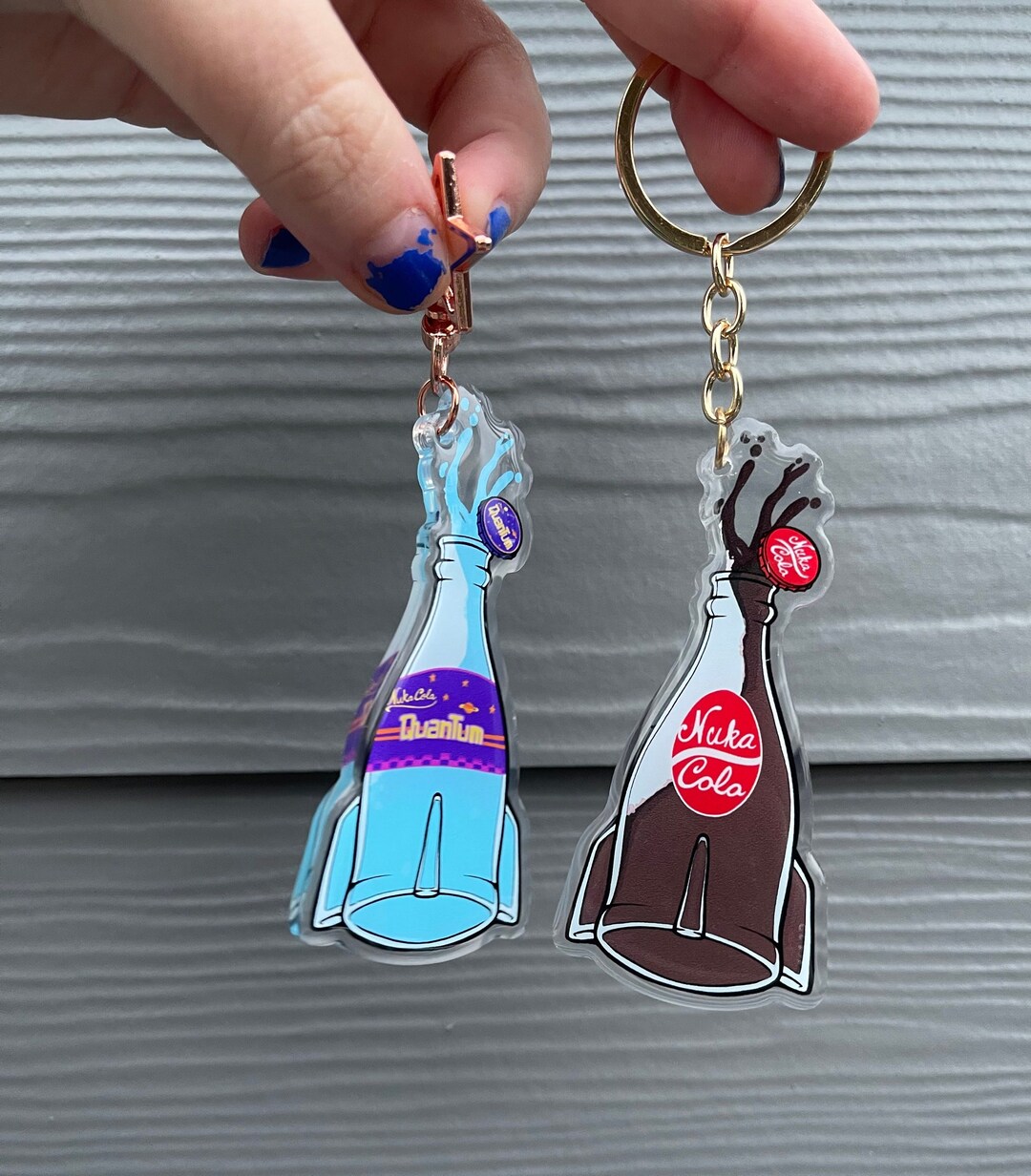 Nuka Cola & Quantum Acrylic Charms - Etsy