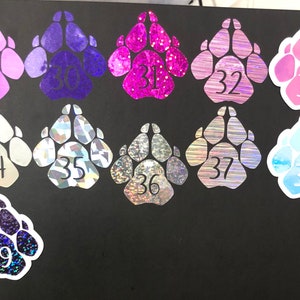 Peace Sign Furry Paw Decal - Etsy