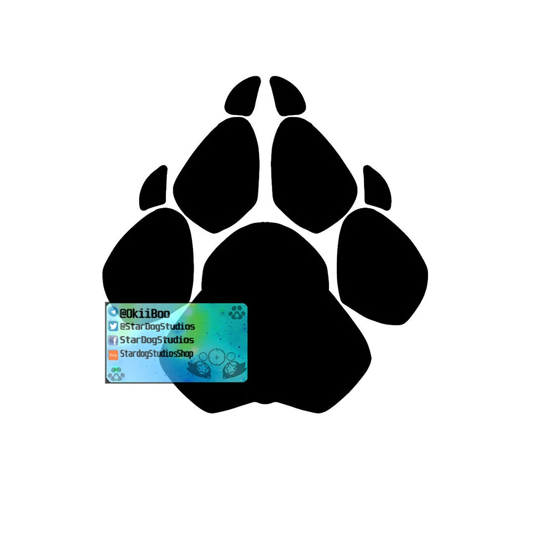 Paw Decal - Etsy