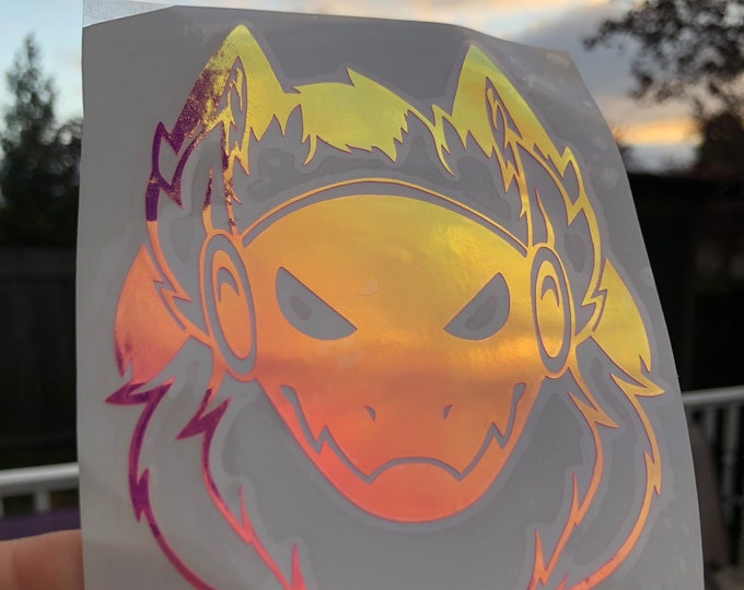 Custom Fursona Headshot Lineart Decal - Etsy