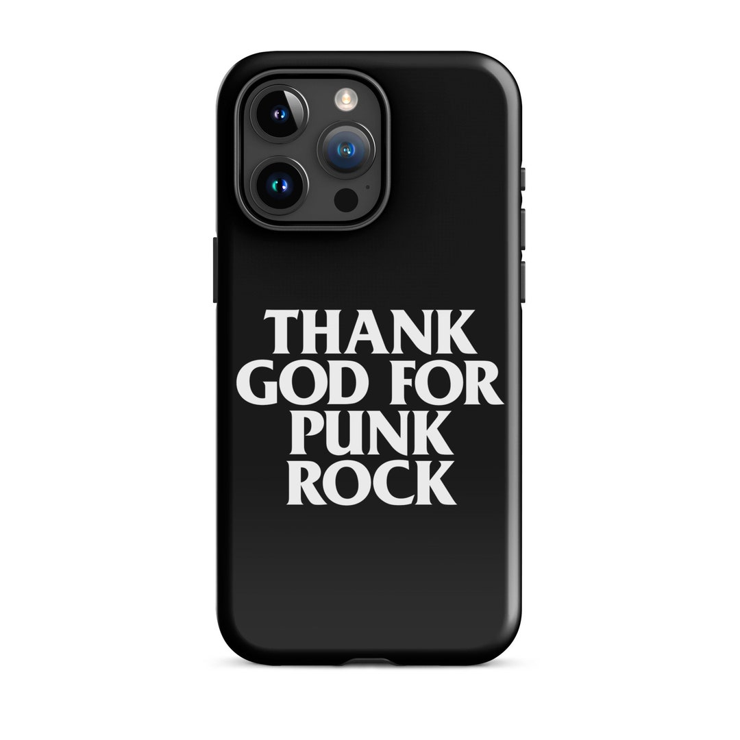 Thank God for Punk Rock iPhone Case - Etsy