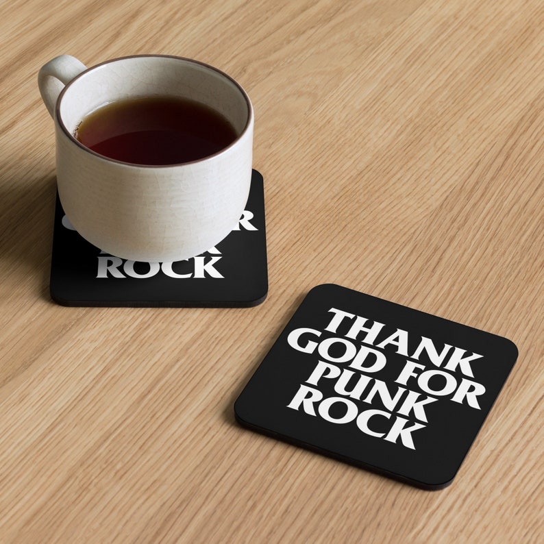 Thank God for Punk Rock Coaster - Etsy