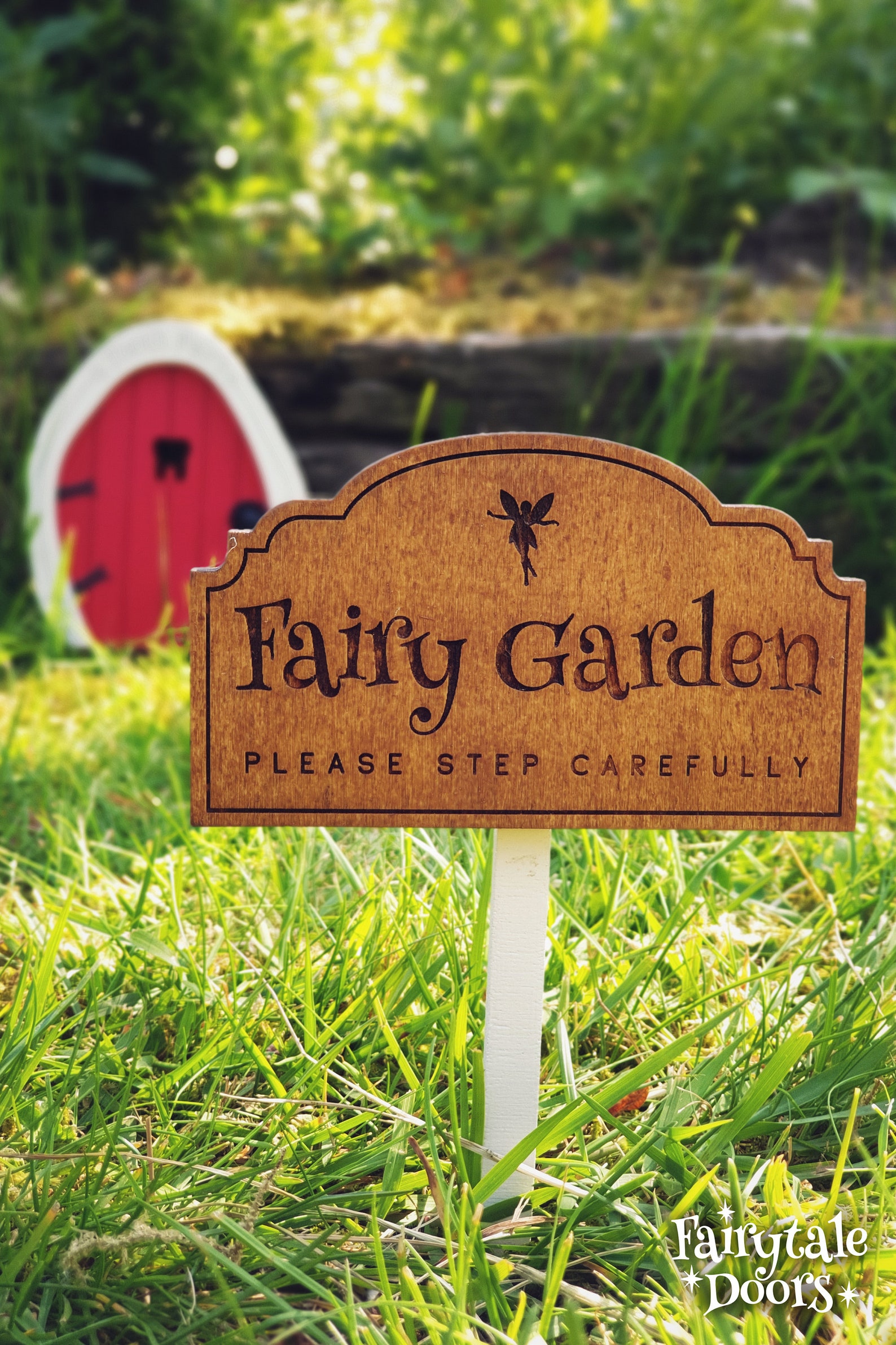 Fairy Garden Sign Fairy Garden Please Step Carefully Fairy Garden ...