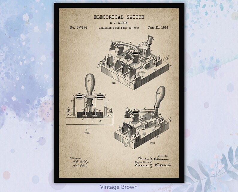 Set of 6 Vintage Lineman Patent Print. Lineman Gifts. Lineman | Etsy