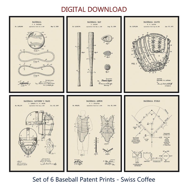 Baseball Art Print - Etsy