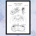 Digital Download Set of 6 Video Game Patent Print. Vintage Gaming ...